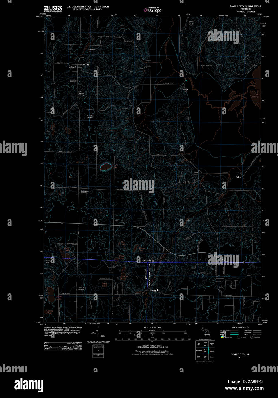 Maple city mi hi-res stock photography and images - Alamy