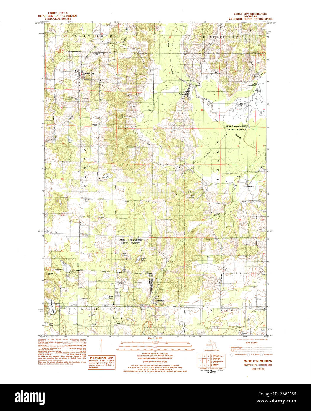 Maple city mi hi-res stock photography and images - Alamy