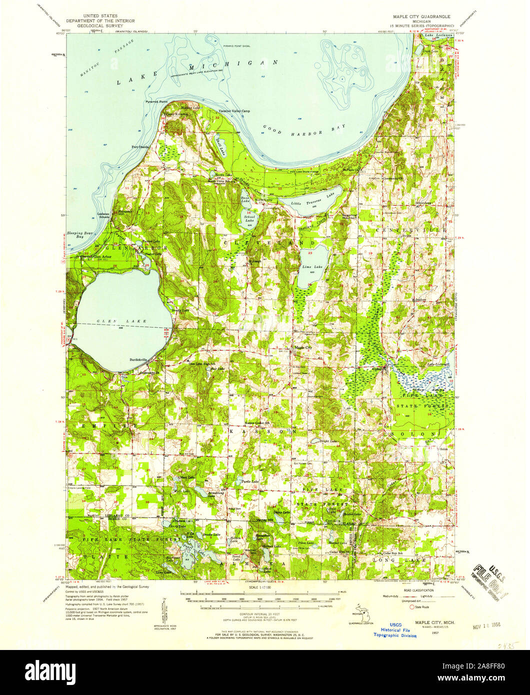 Maple city mi hi-res stock photography and images - Alamy