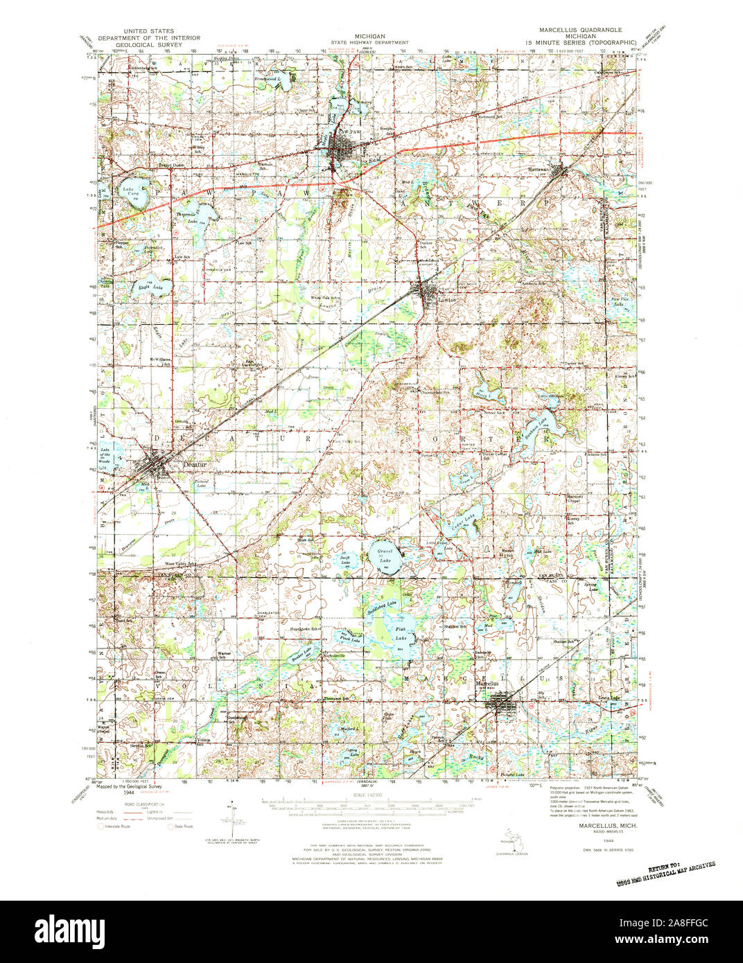 1944 map Cut Out Stock Images & Pictures - Alamy