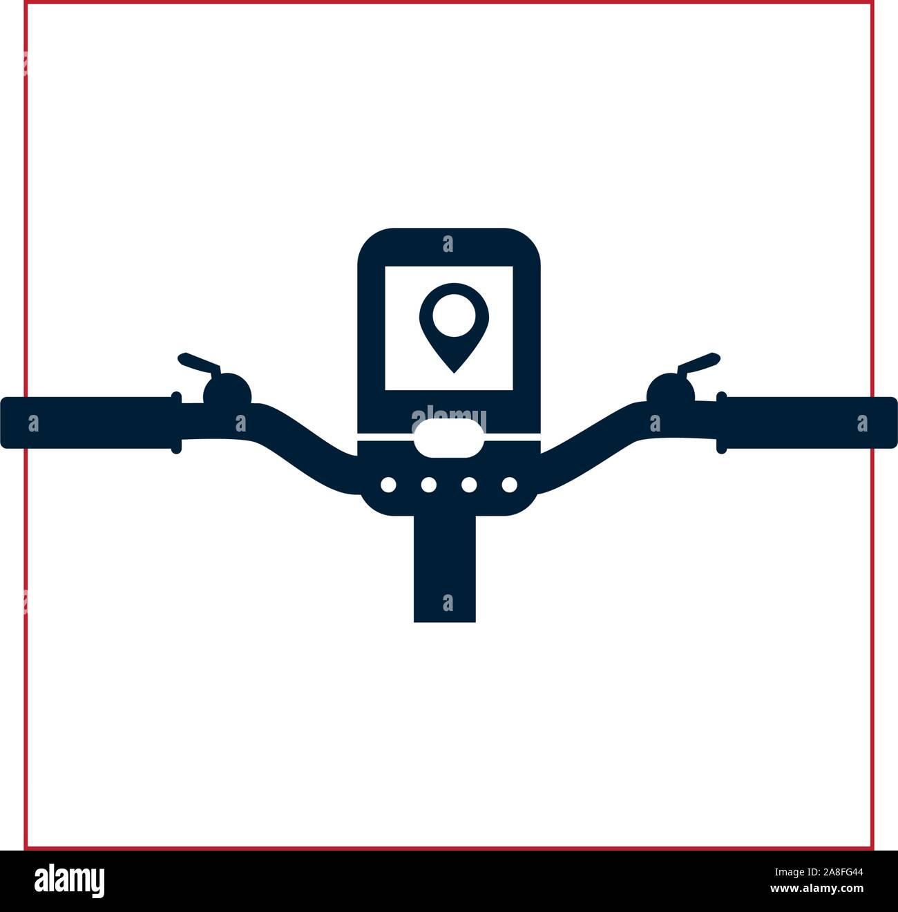 cycling handle icon design, Vehicle bicycle bike lifestyle sport and ...