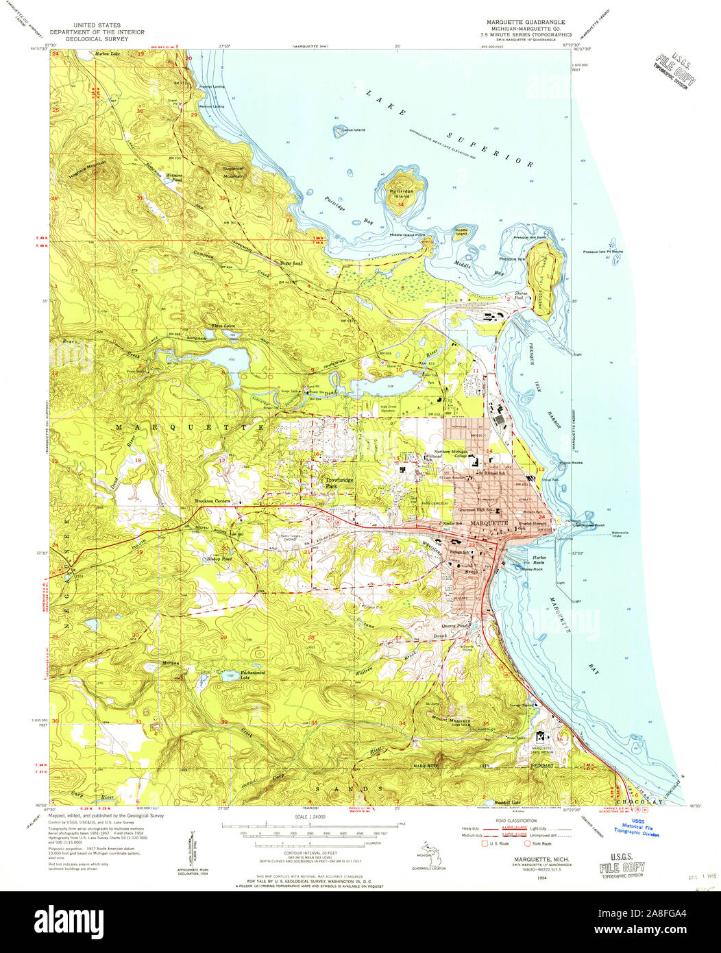 Map of marquette Cut Out Stock Images & Pictures - Alamy
