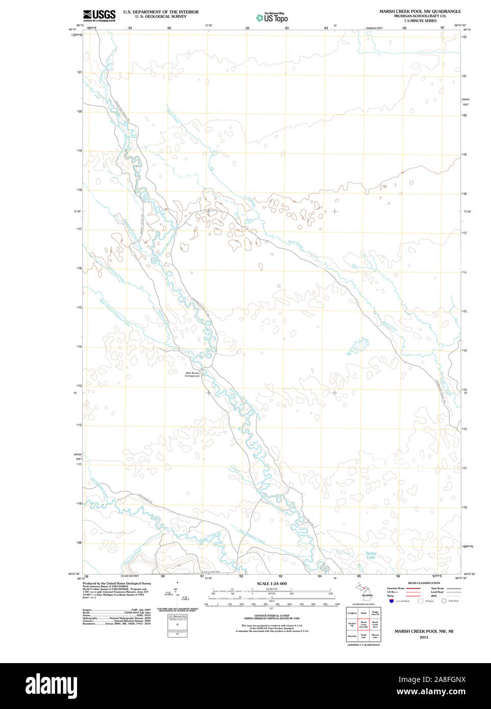 Marsh creek Cut Out Stock Images & Pictures - Alamy