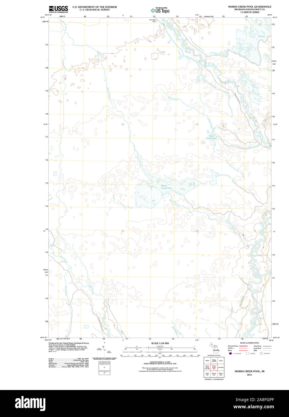 Marsh creek Cut Out Stock Images & Pictures - Alamy