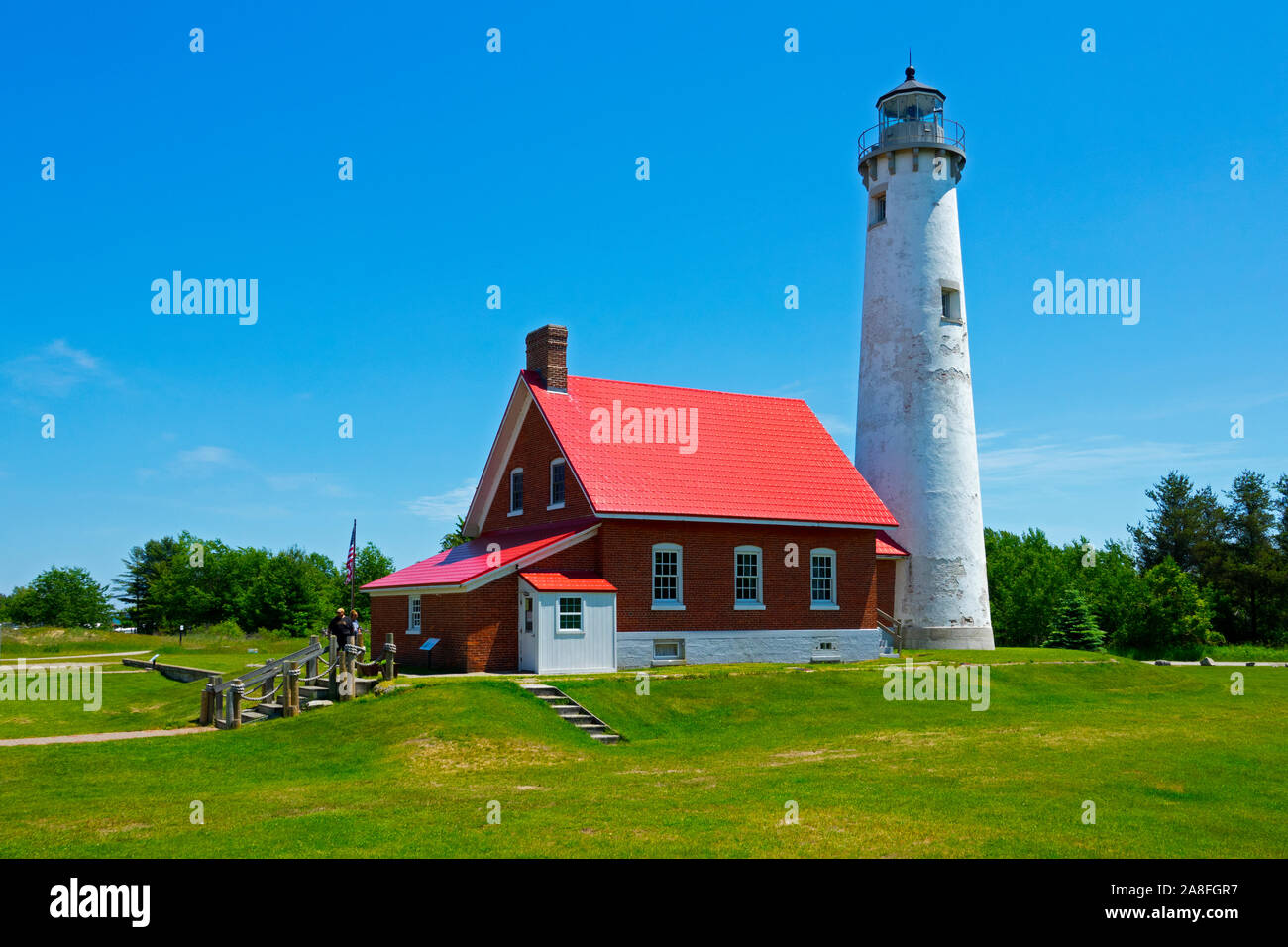 East Tawas lighthouse Tawas Point Light is located in the Tawas Point ...