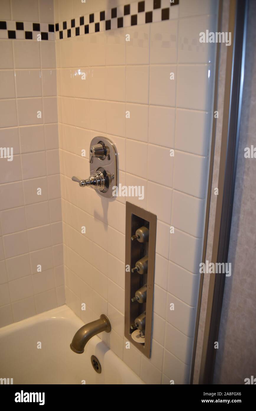 Long Beach, CA. U.S.A. October 21, 2019. RMS Queen Mary. Cunard-White ...