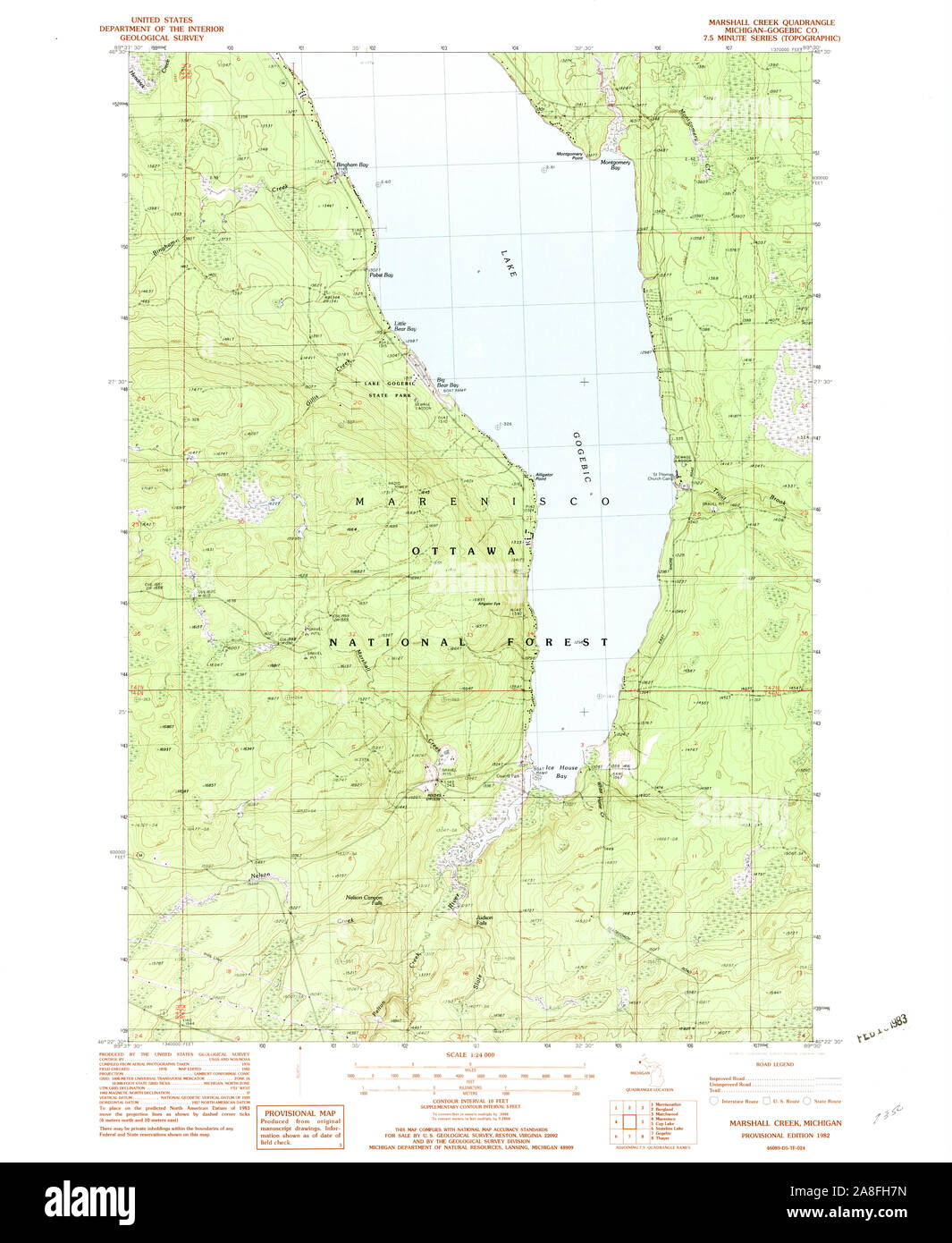 Map of marshall michigan hi-res stock photography and images - Alamy