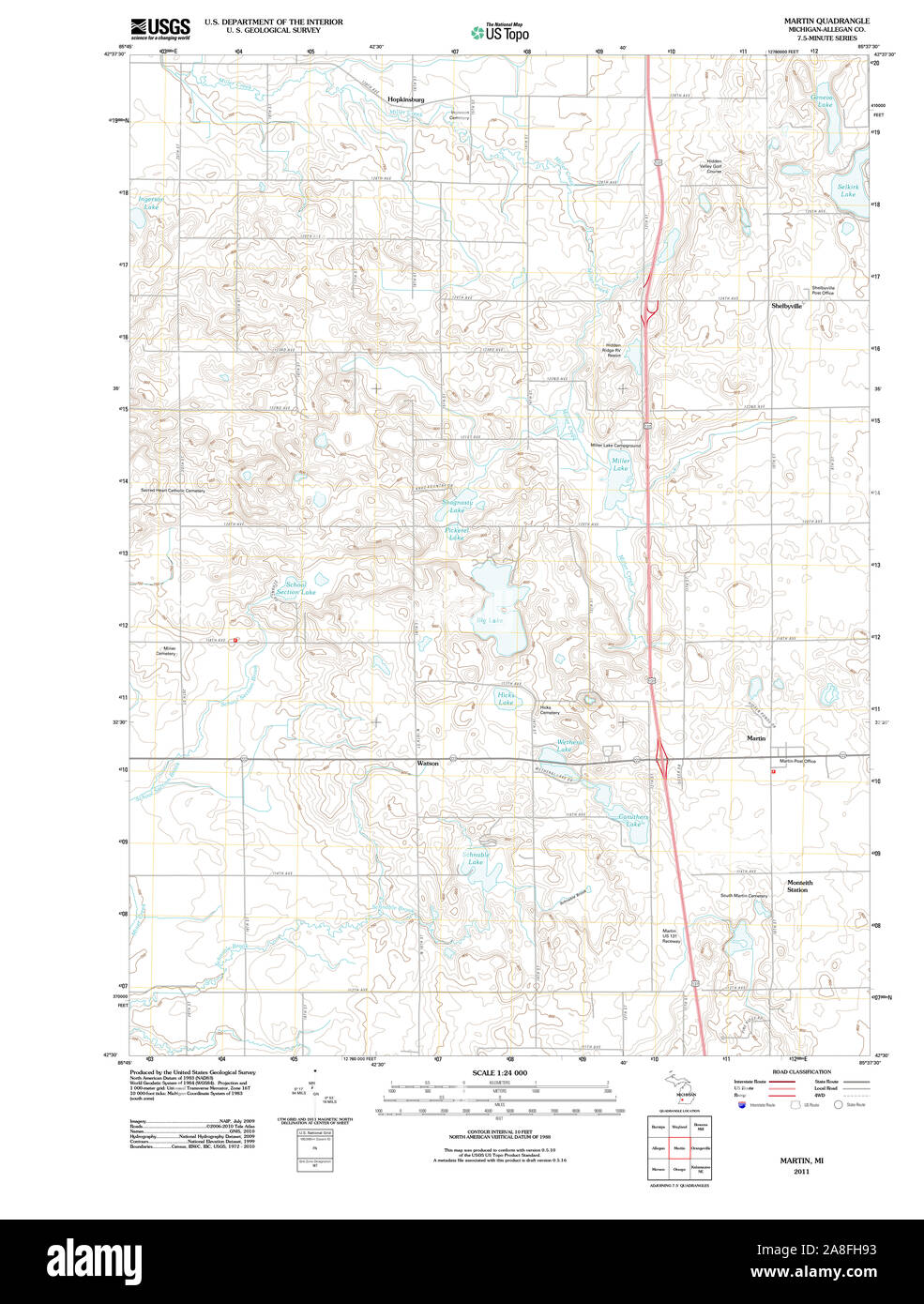 Map of martin Cut Out Stock Images & Pictures - Alamy
