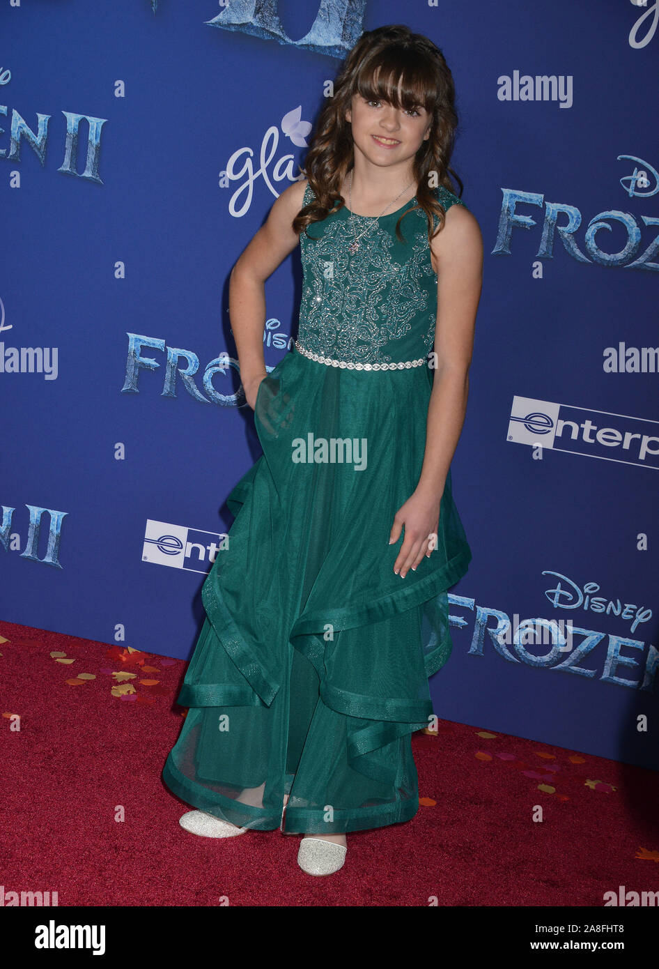 Hadley Gannaway 216 attends the Premiere of Disney's "Frozen 2" at ...