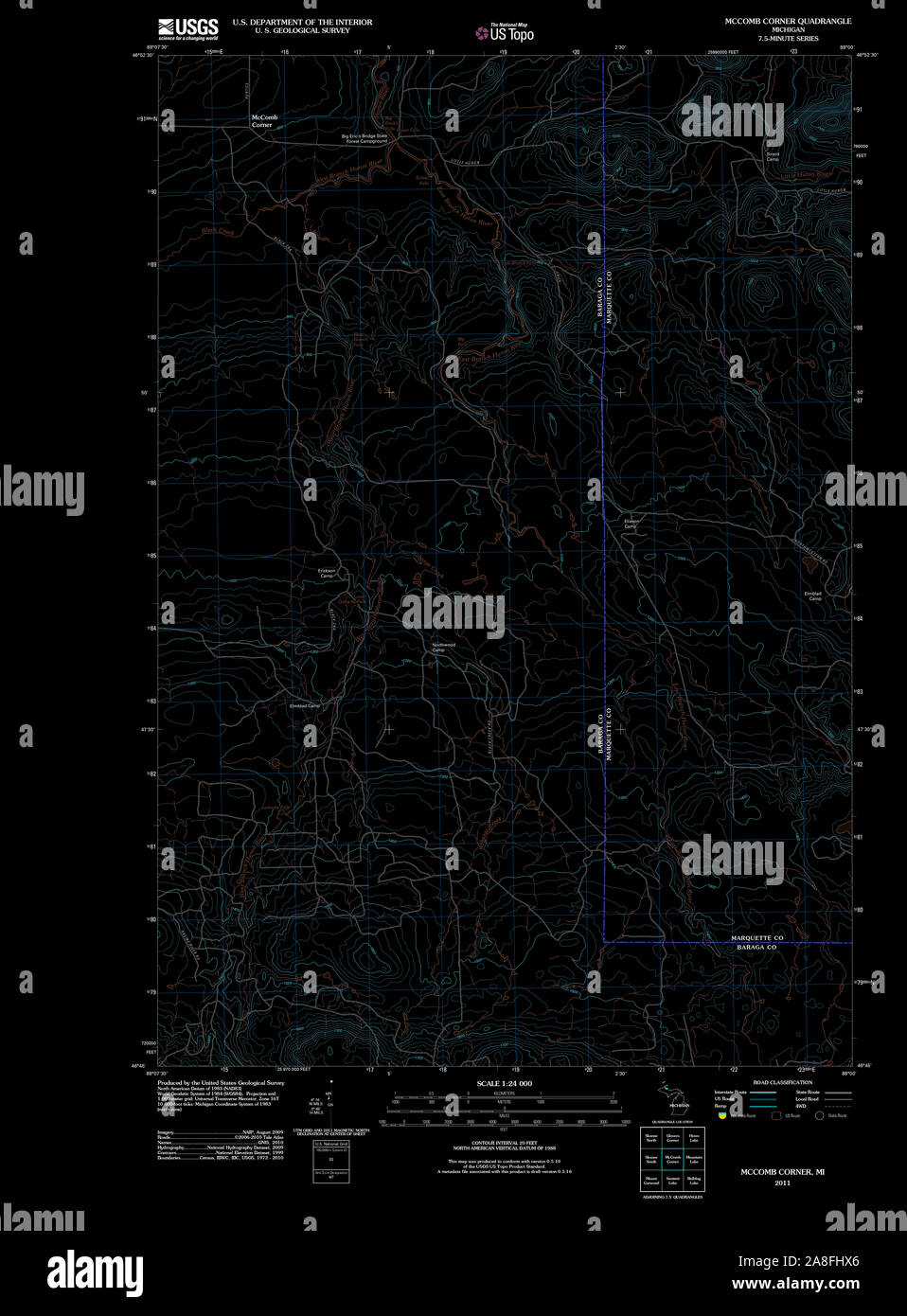 Map of mccomb hi-res stock photography and images - Alamy