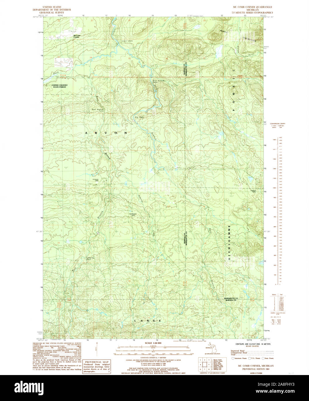Map of mccomb hi-res stock photography and images - Alamy