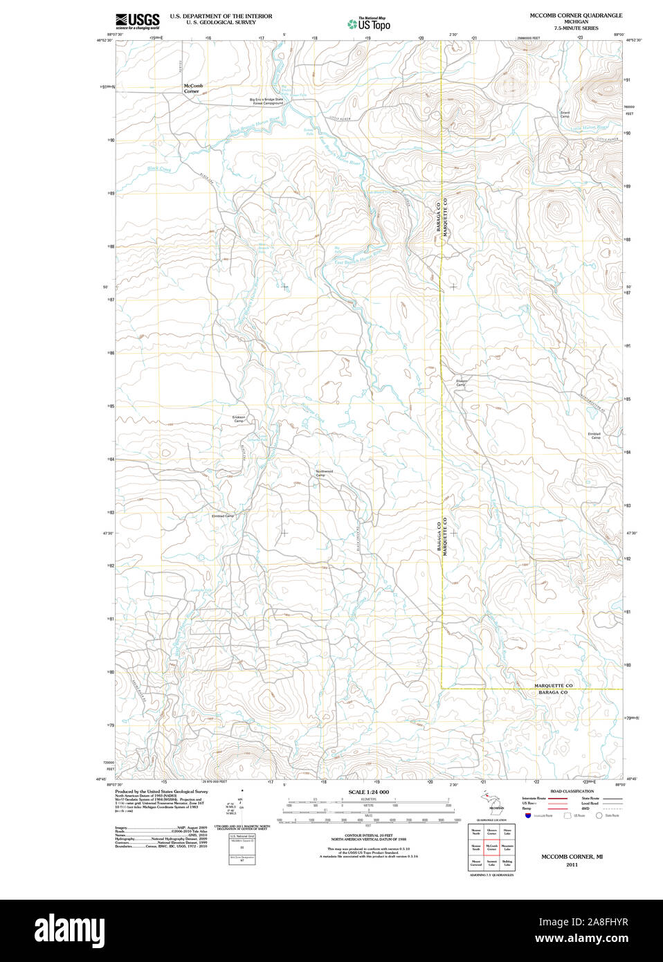 Map of mccomb hi-res stock photography and images - Alamy