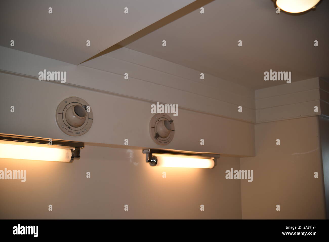 Long Beach, CA. U.S.A. October 21, 2019. RMS Queen Mary. Cunard-White ...