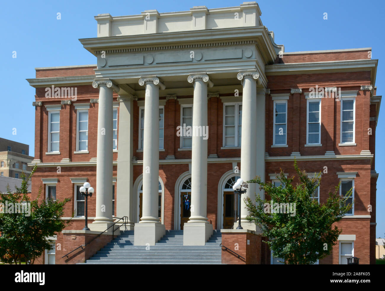 The Forrest County Court House, alongside the Masonic Temple and the ...