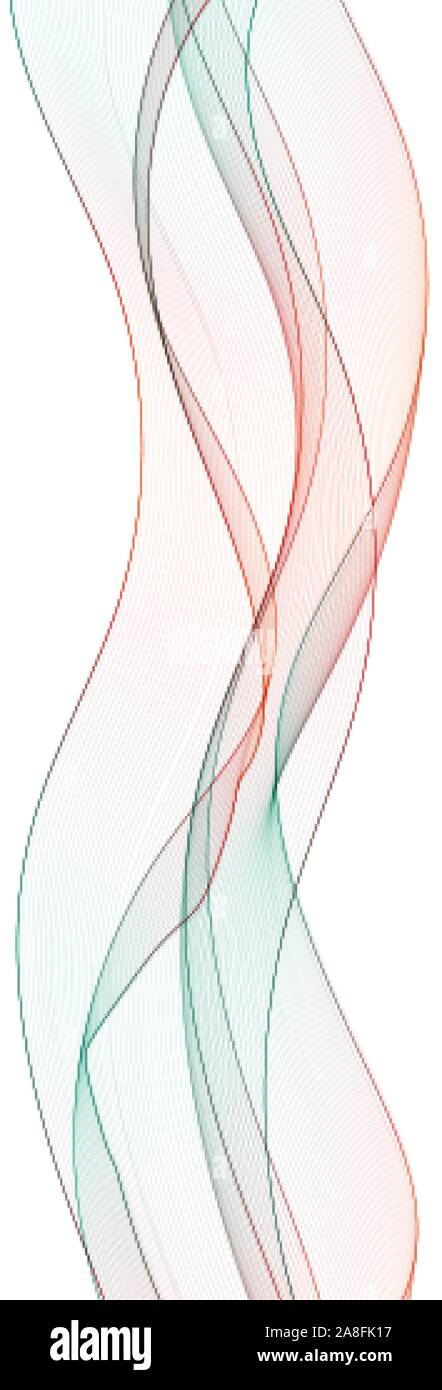 Abstract color wave. vector curves Stock Vector Image & Art - Alamy