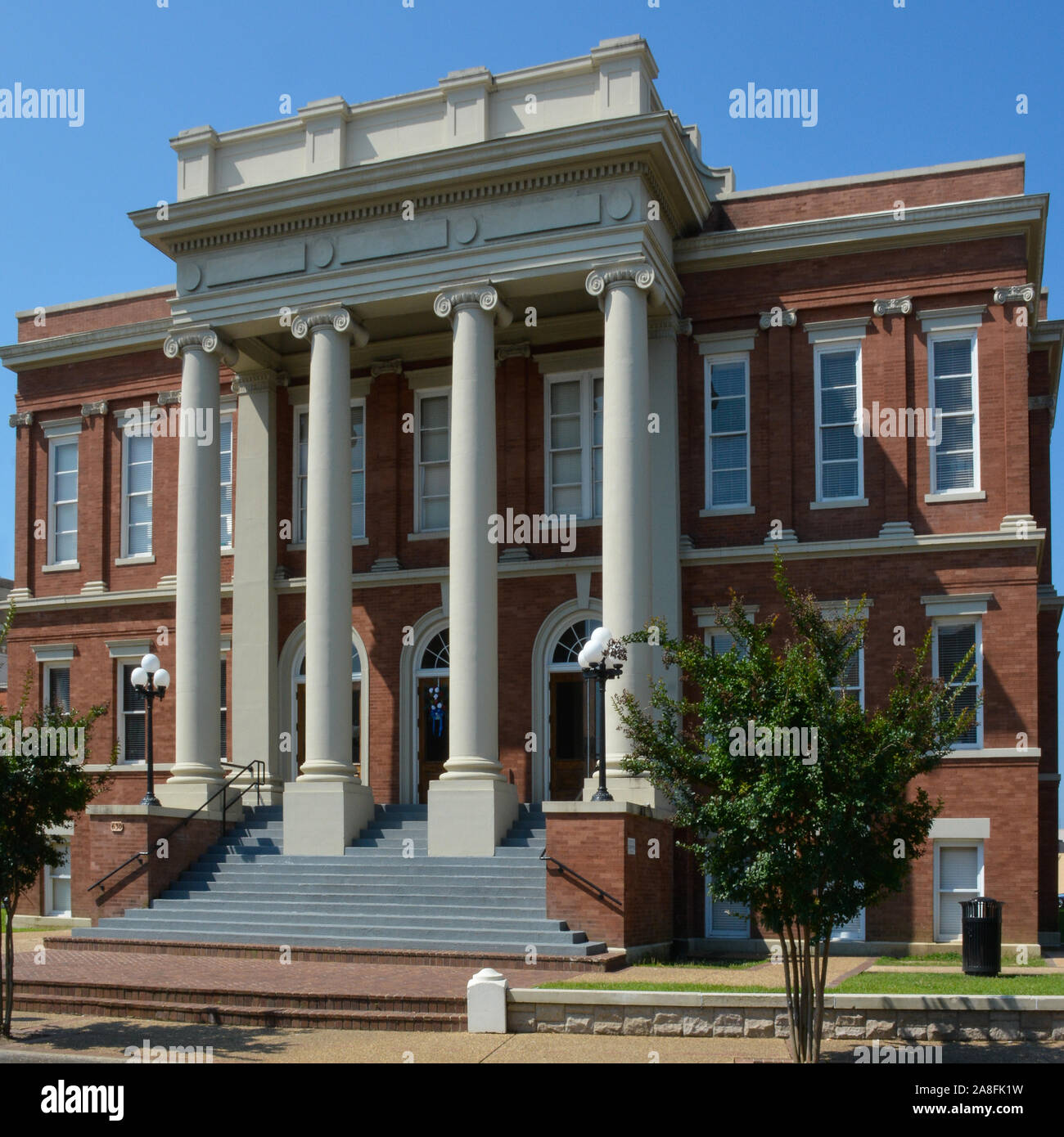 The Forrest County Court House, alongside the Masonic Temple and the ...