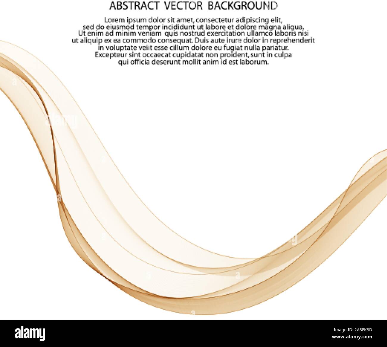 brown vector wave. vector abstraction Stock Vector Image & Art - Alamy