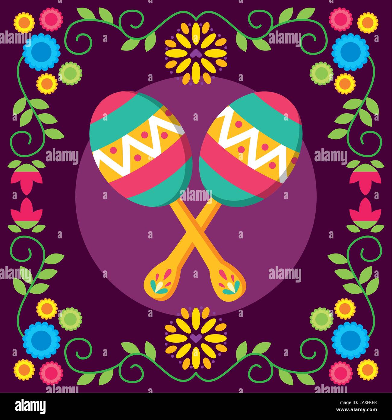 Mexican maracas vector design Stock Vector Image & Art - Alamy