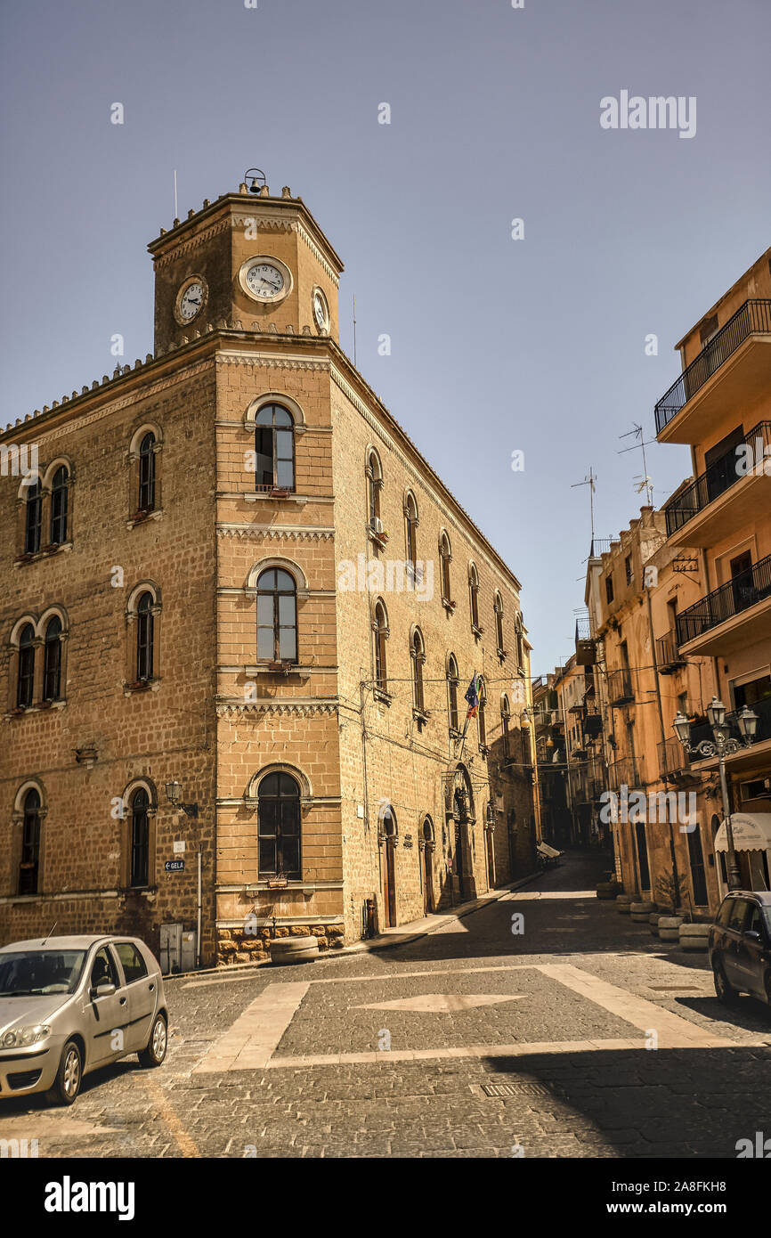 Butera's city centre #2 Stock Photo - Alamy