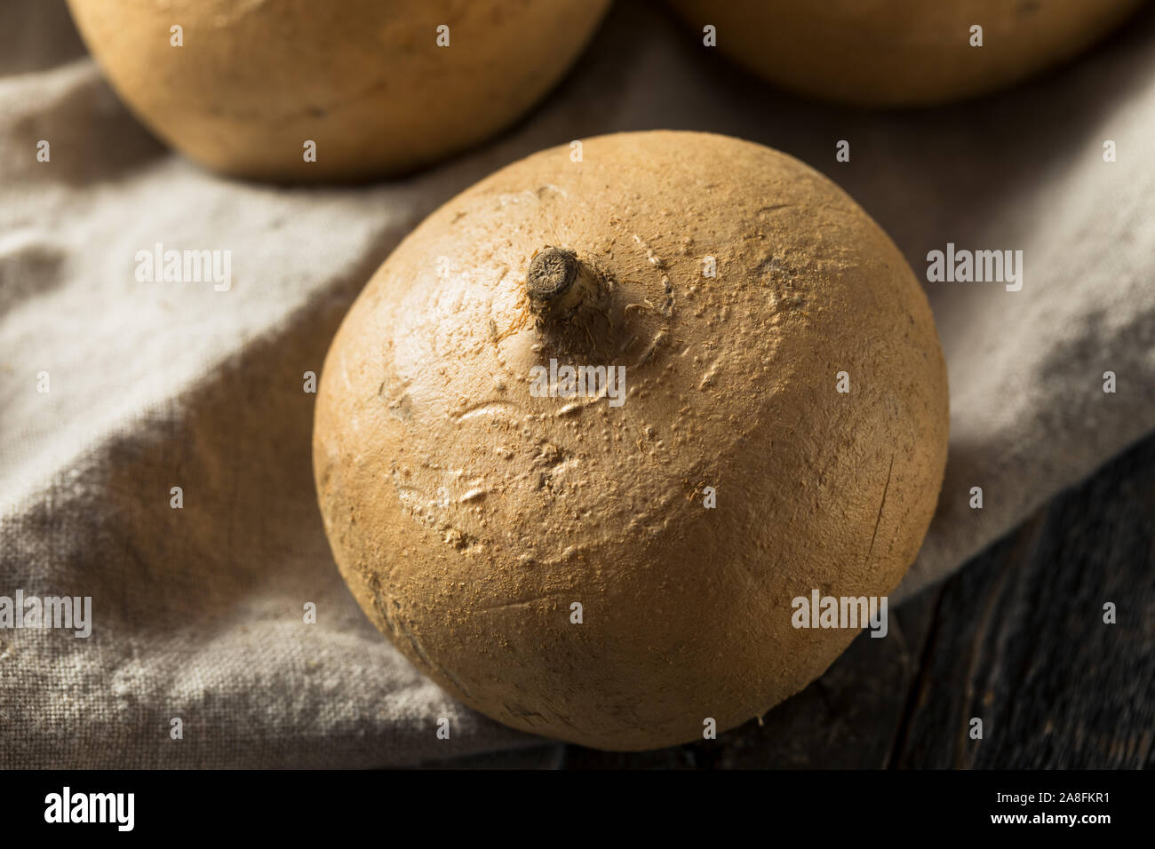 Raw White Organic Jicama Root Ready to Cook Stock Photo - Alamy