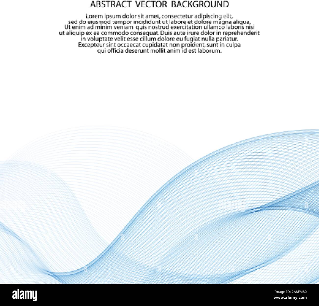 light blue vector wave. abstract background Stock Vector Image & Art ...