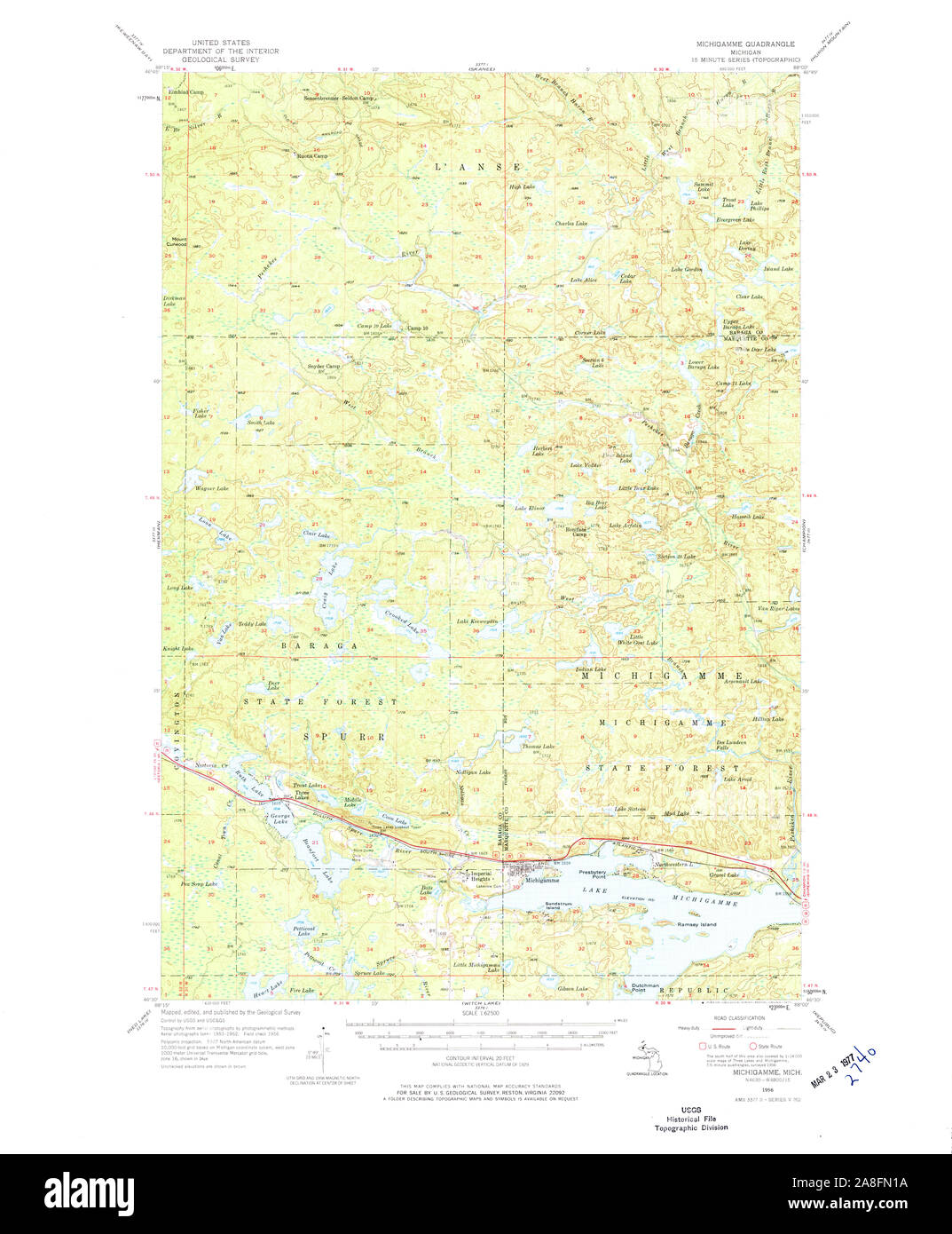 Michigamme michigan hi-res stock photography and images - Alamy