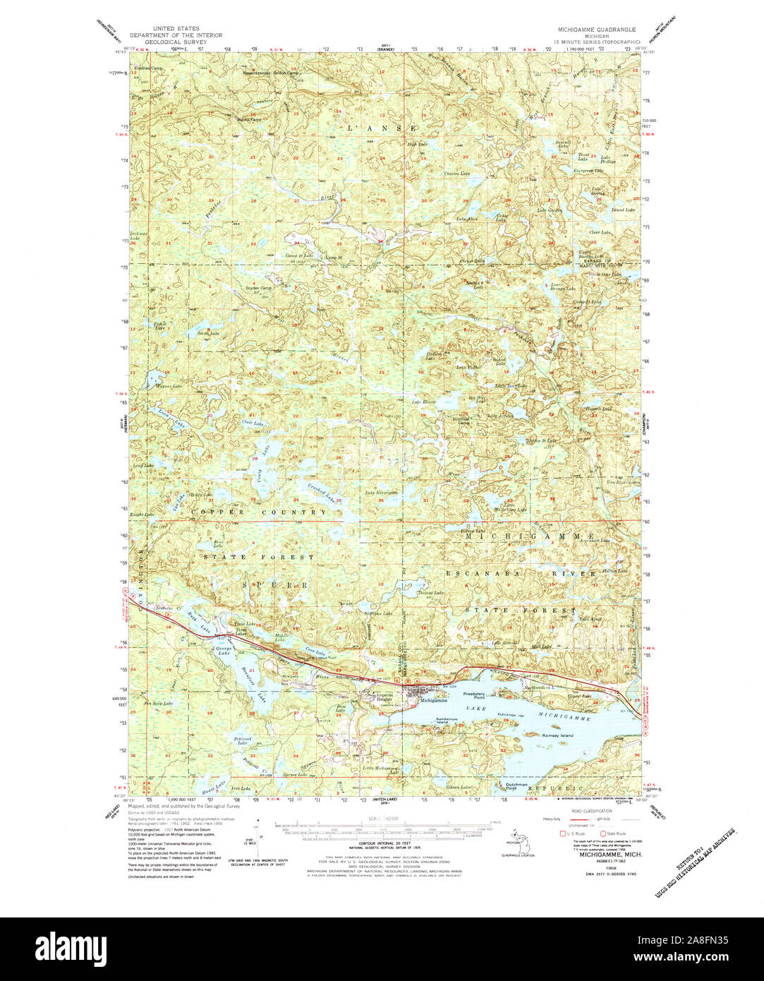 Michigamme hi-res stock photography and images - Alamy