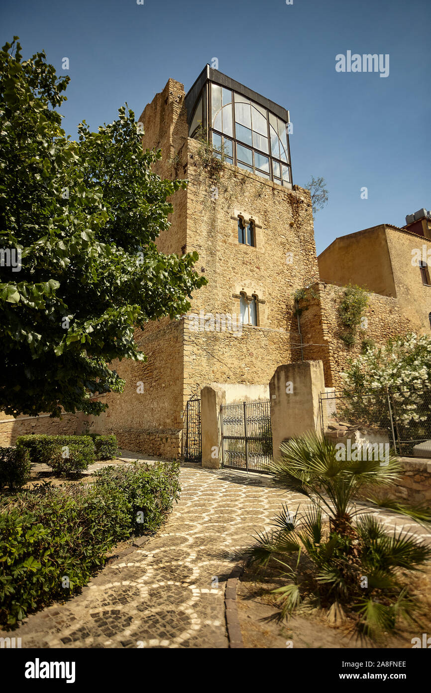 Sicilian village of Butera #4 Stock Photo - Alamy