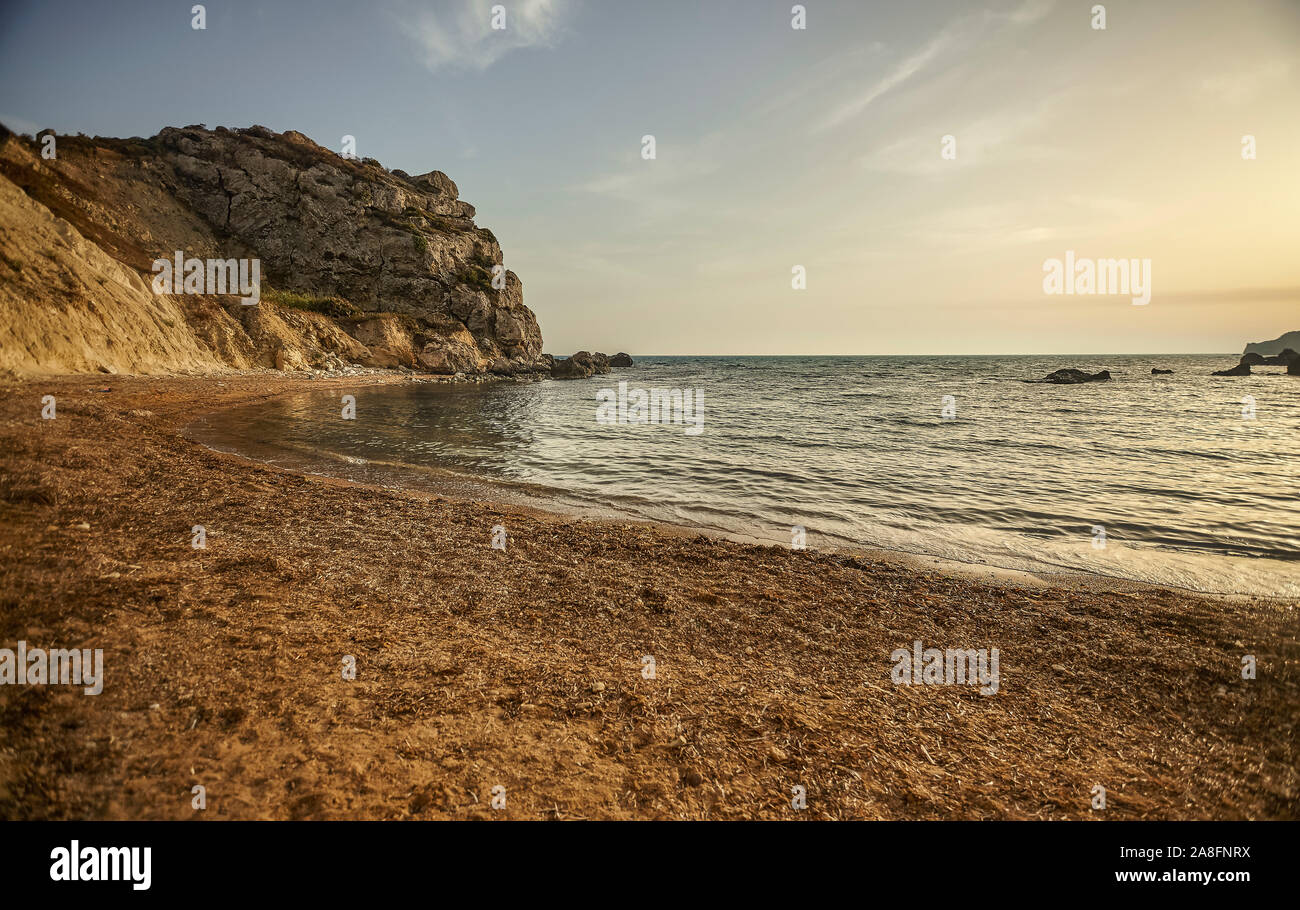Cala Paradiso Beach shoreline #4 Stock Photo - Alamy
