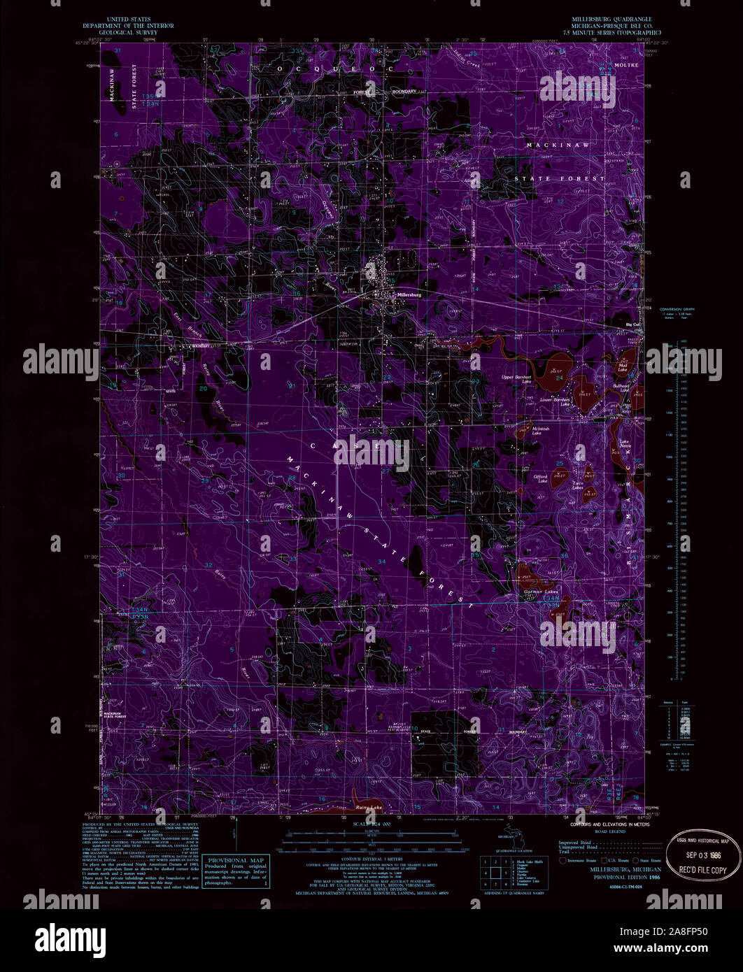 Map of millersburg hi-res stock photography and images - Alamy