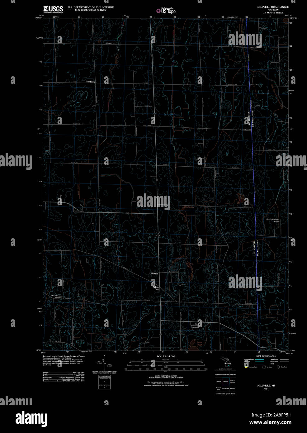 Map of millville hi-res stock photography and images - Alamy