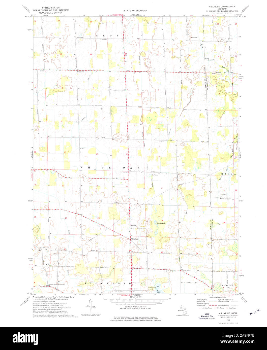Map of millville hi-res stock photography and images - Alamy