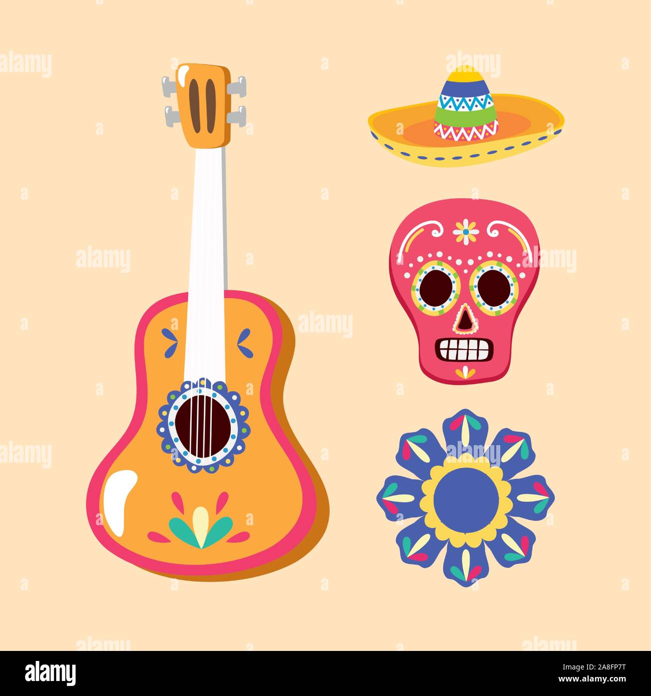 Isolated mexican icon set vector design Stock Vector Image & Art - Alamy