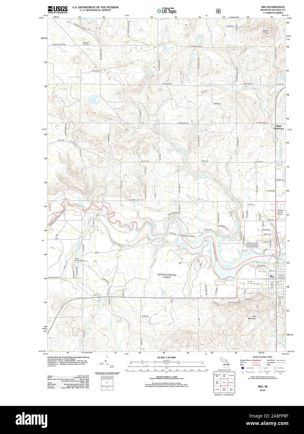 United States Topology Map High Resolution Stock Photography and Images ...