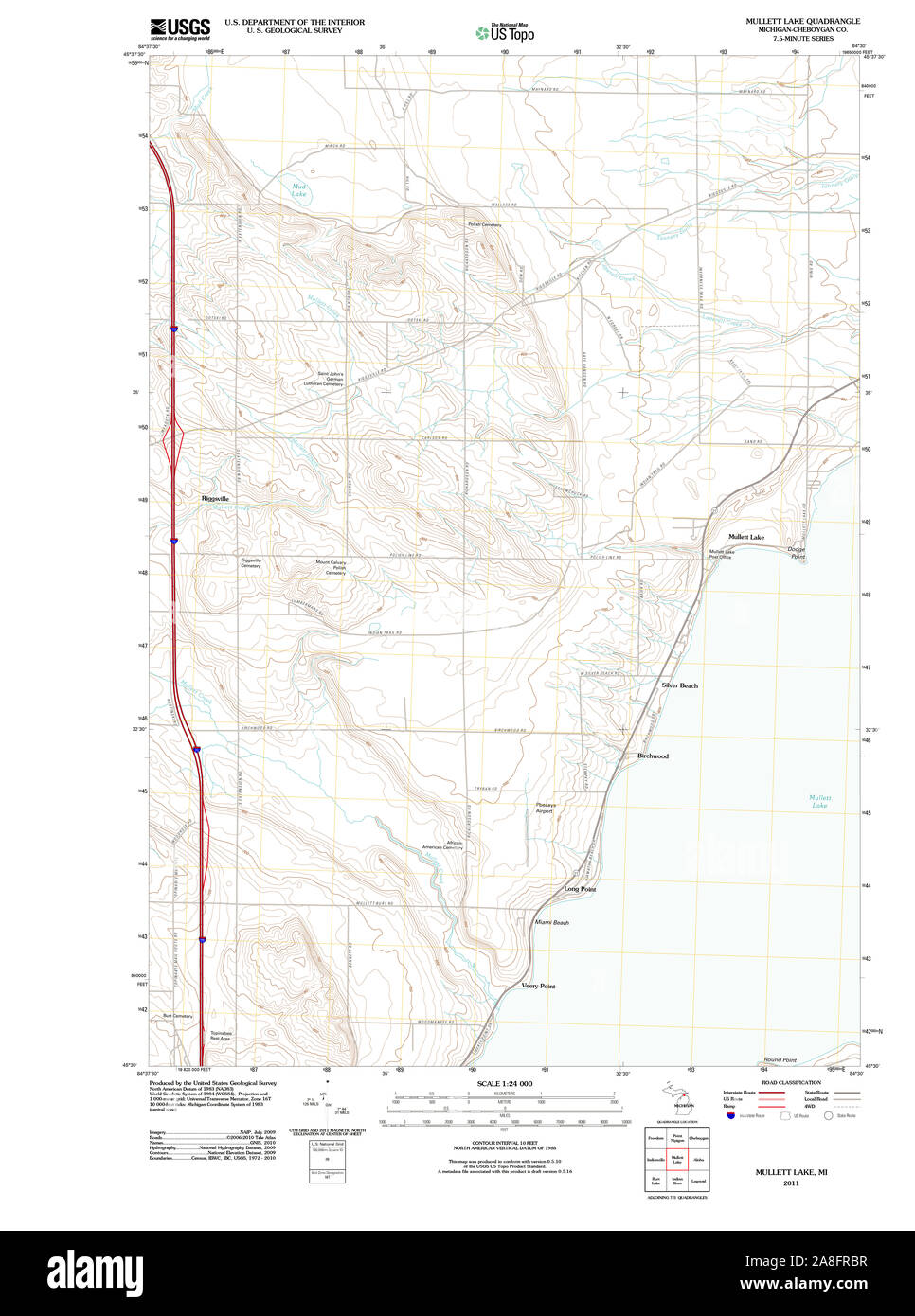 Mullett lake hi-res stock photography and images - Alamy