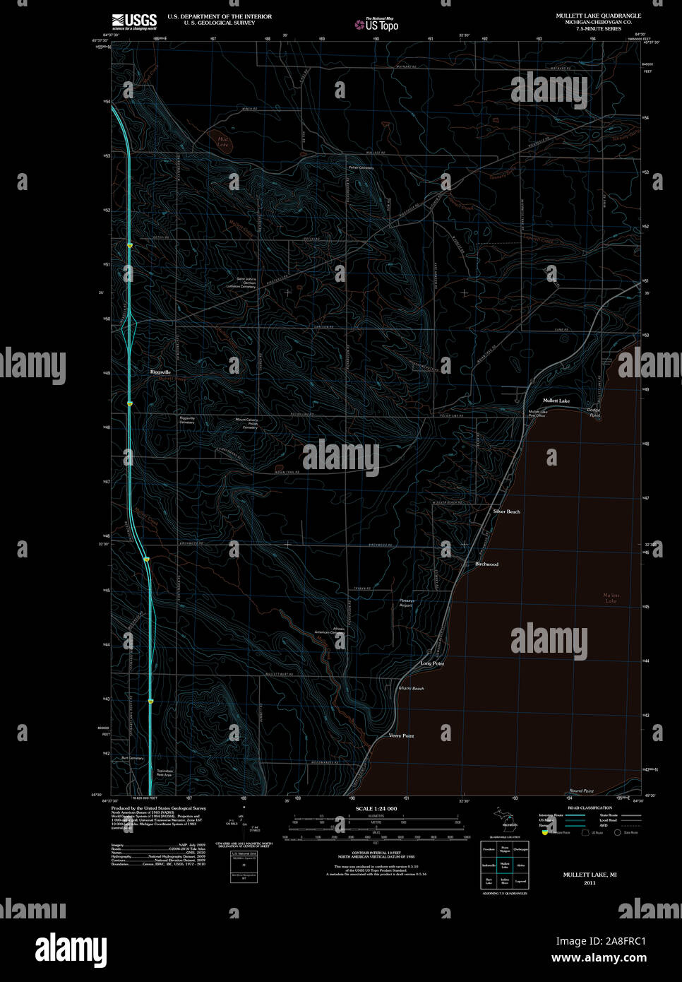 Mullett lake hi-res stock photography and images - Alamy