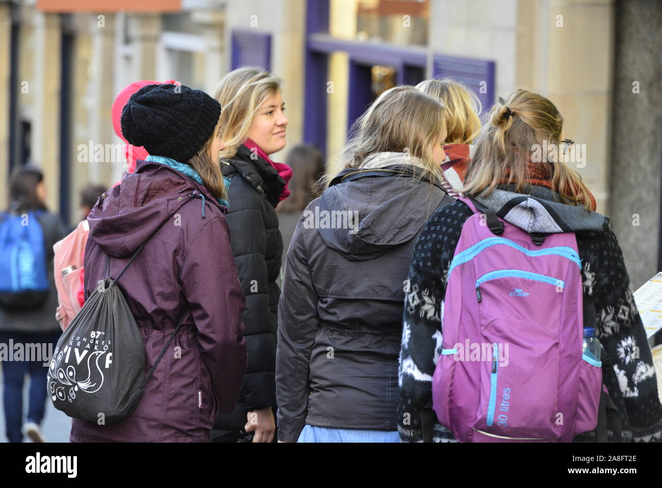 Life in European city Stock Photo - Alamy