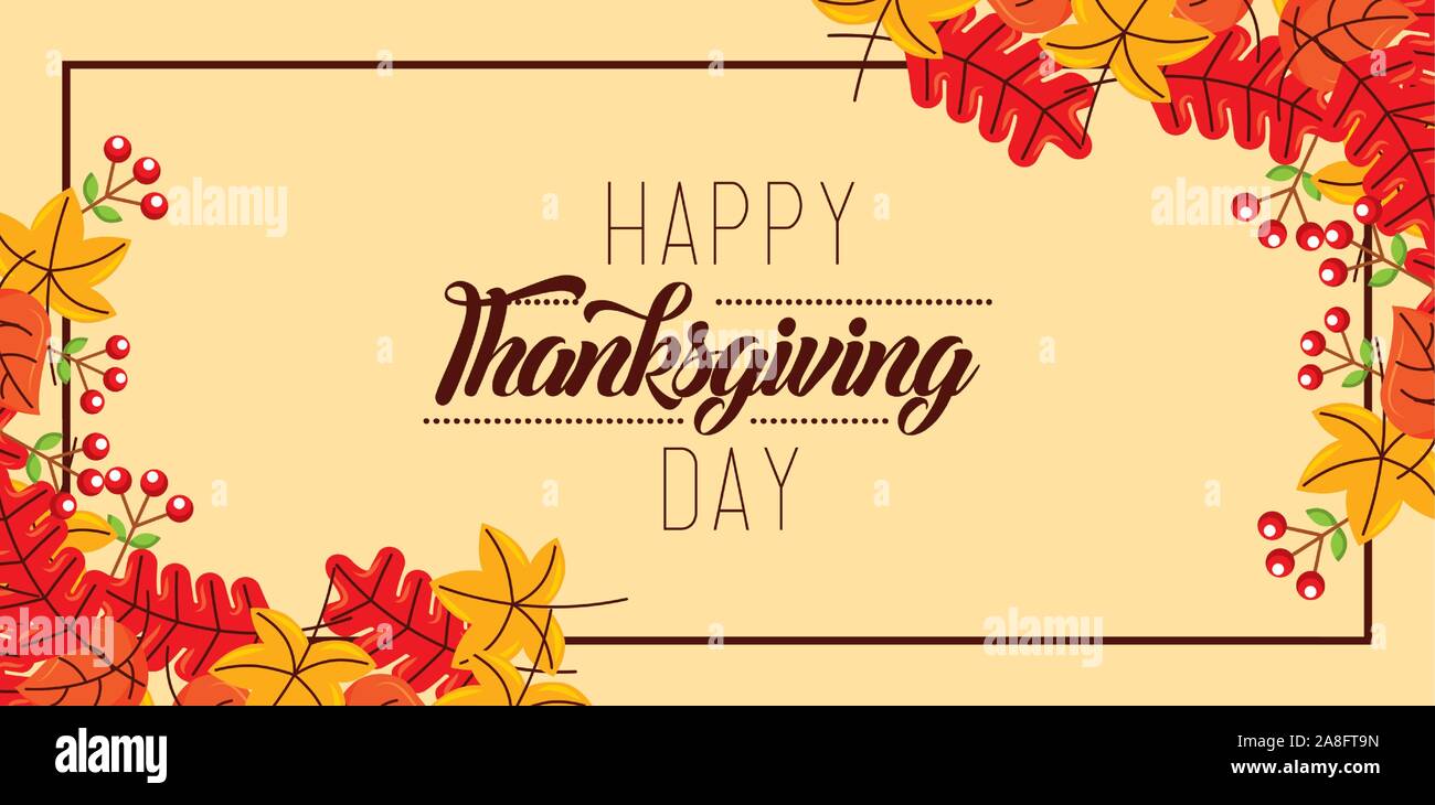 Happy thanksgiving day vector design Stock Vector Image & Art - Alamy