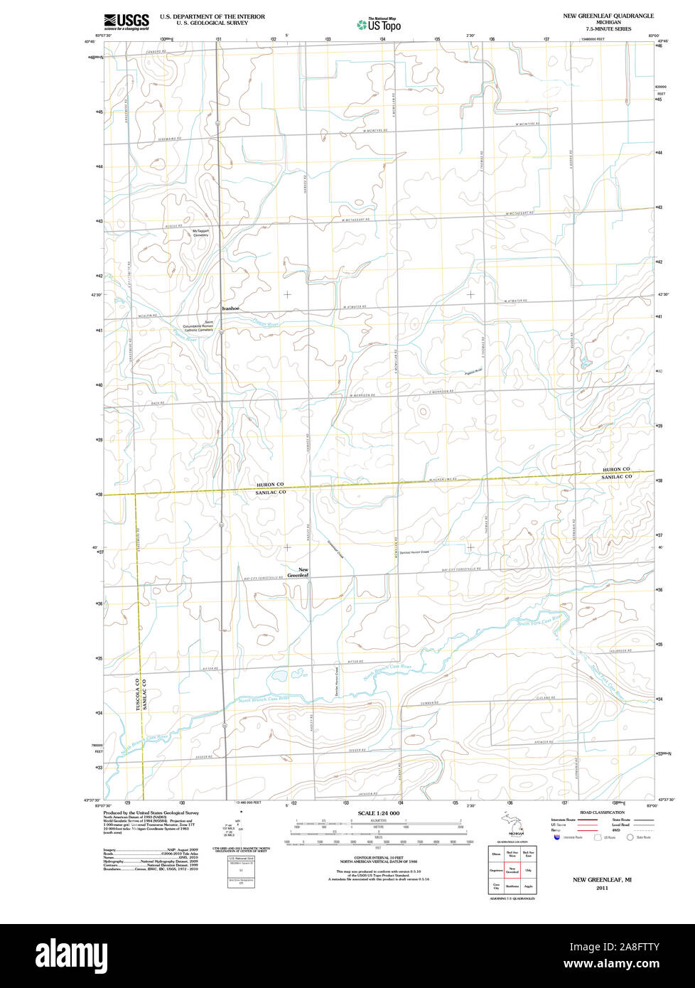 Greenleaf map hi-res stock photography and images - Alamy