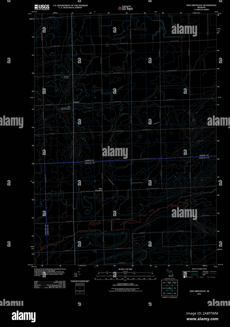 Greenleaf map hi-res stock photography and images - Alamy