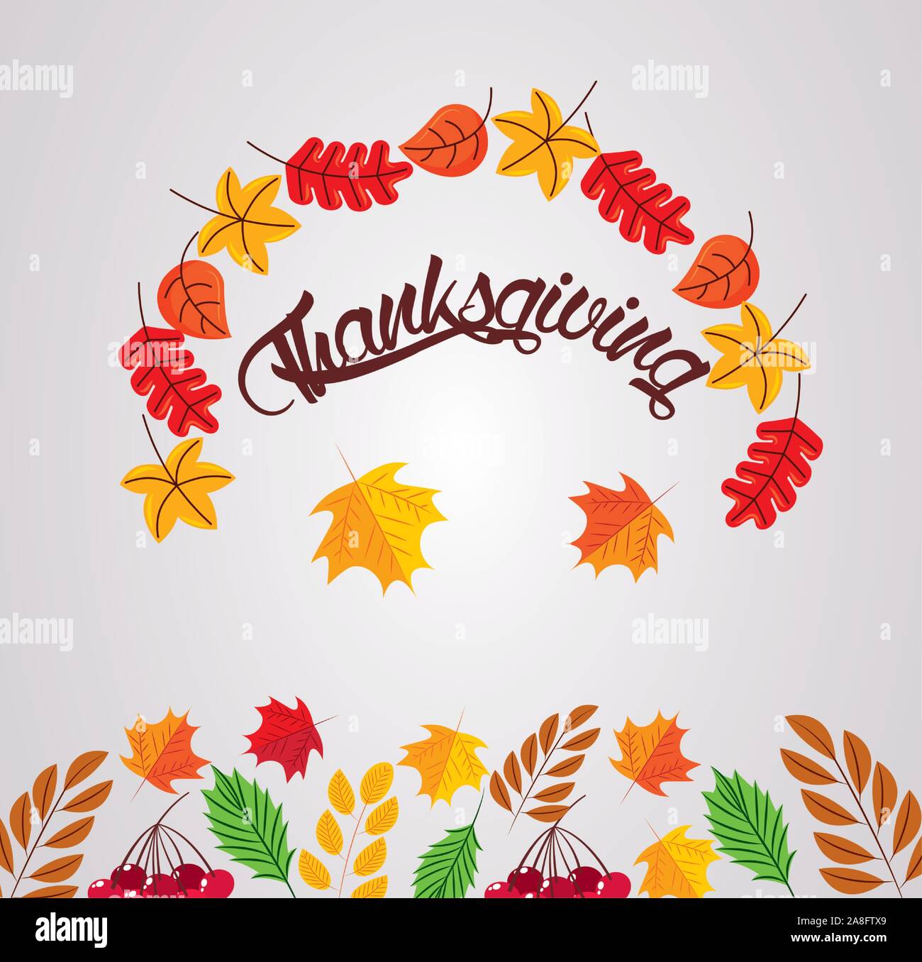 Happy thanksgiving day vector design Stock Vector Image & Art - Alamy