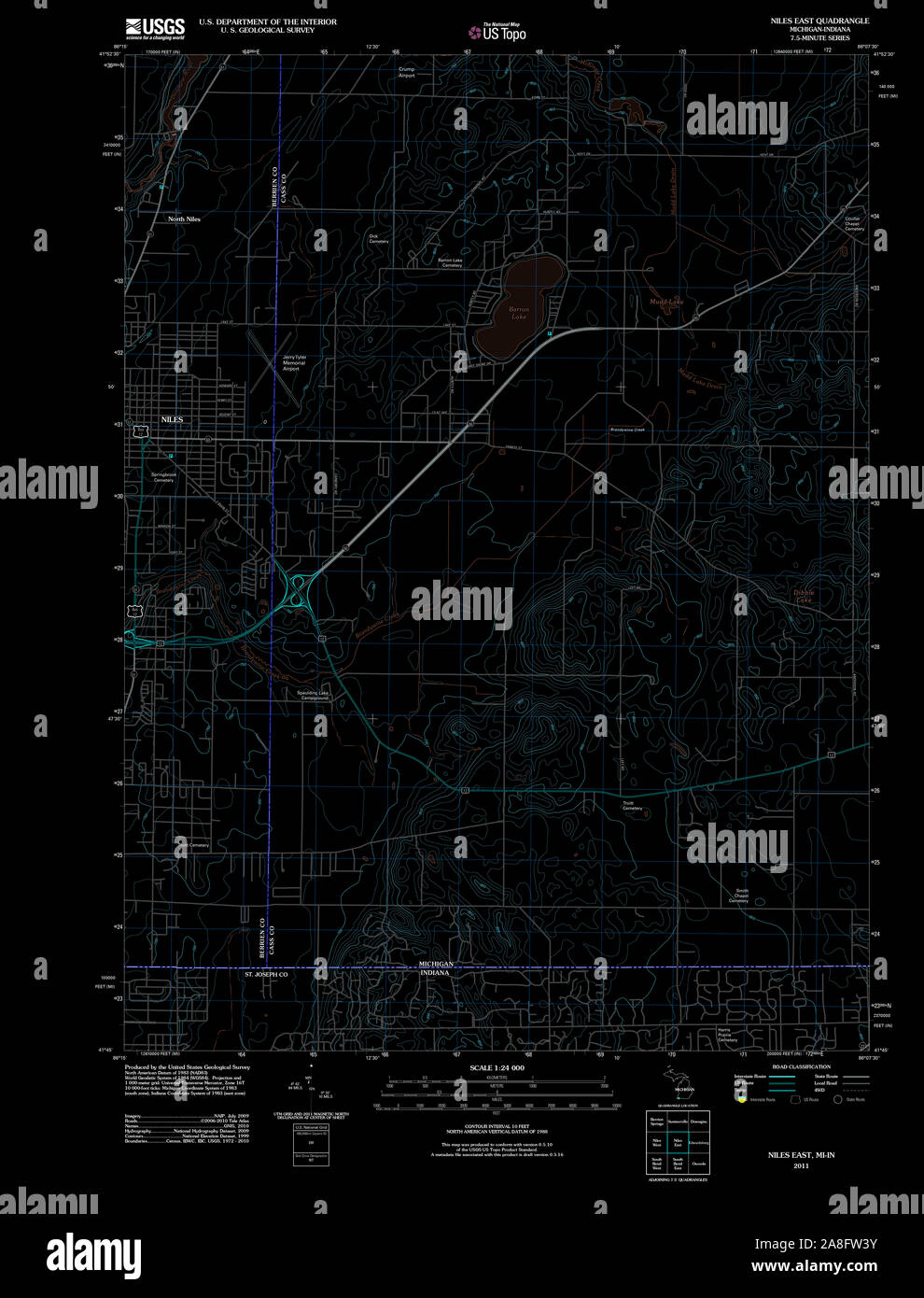 Map of niles hi-res stock photography and images - Alamy
