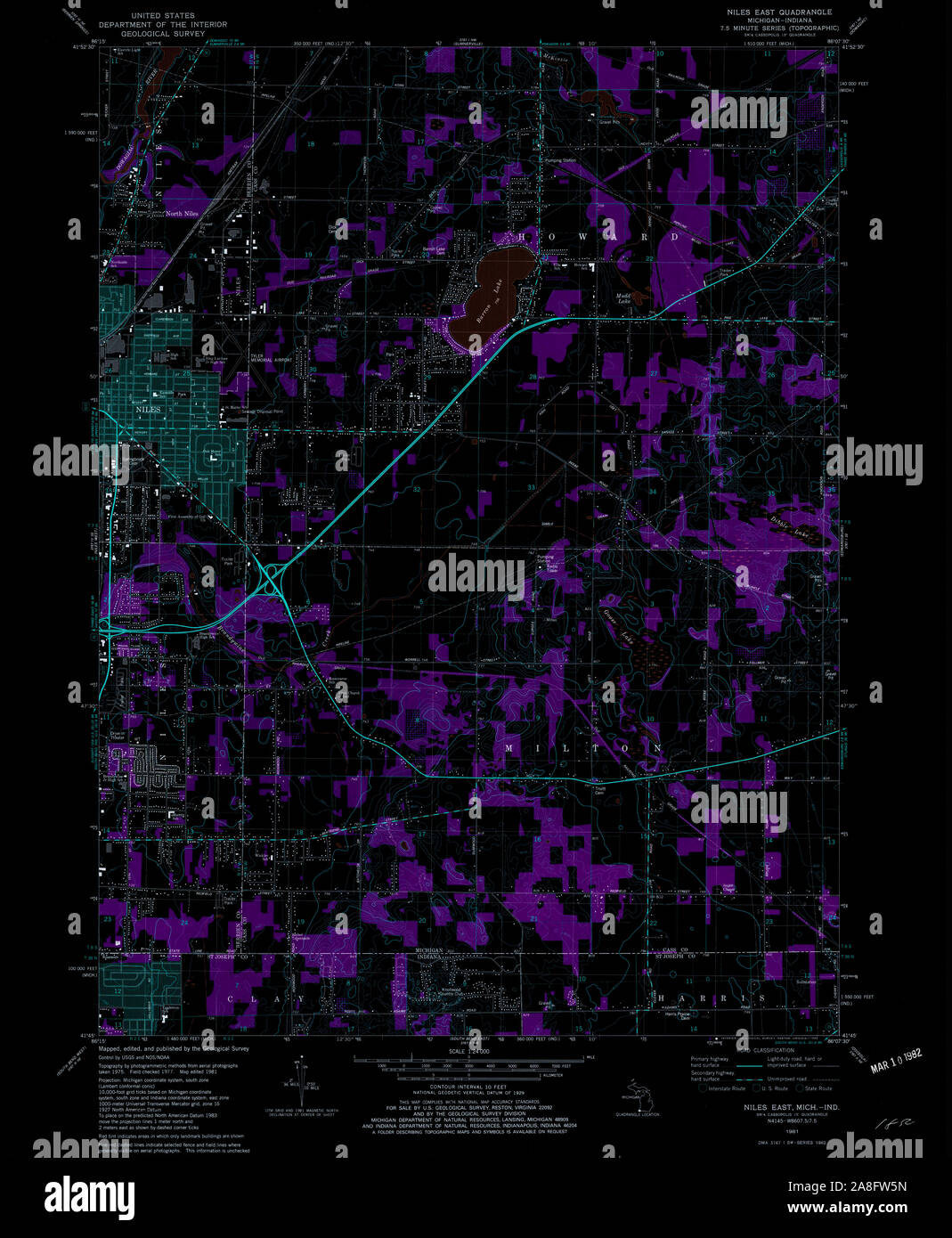 Map of niles hi-res stock photography and images - Alamy