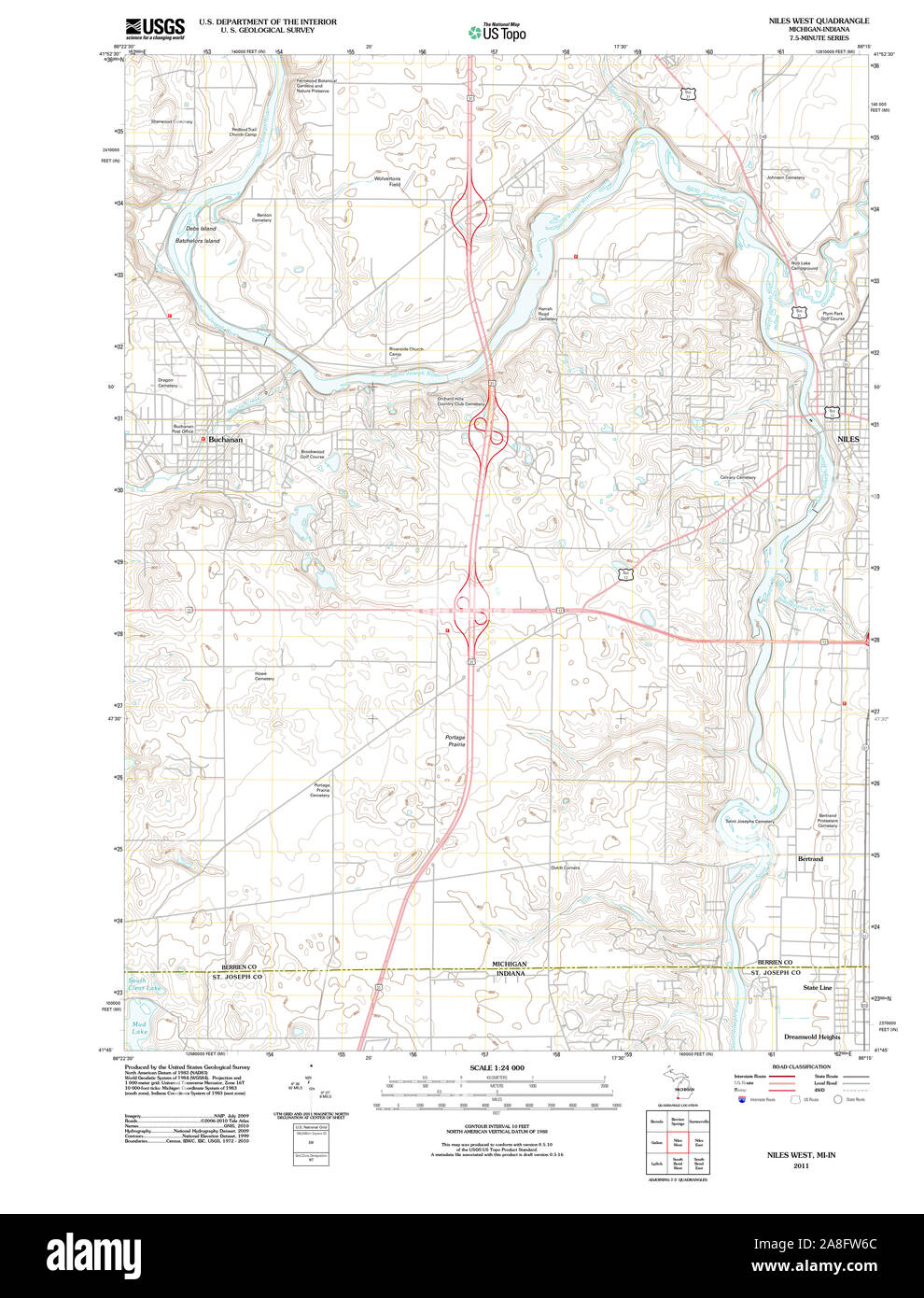 Map of niles hi-res stock photography and images - Alamy