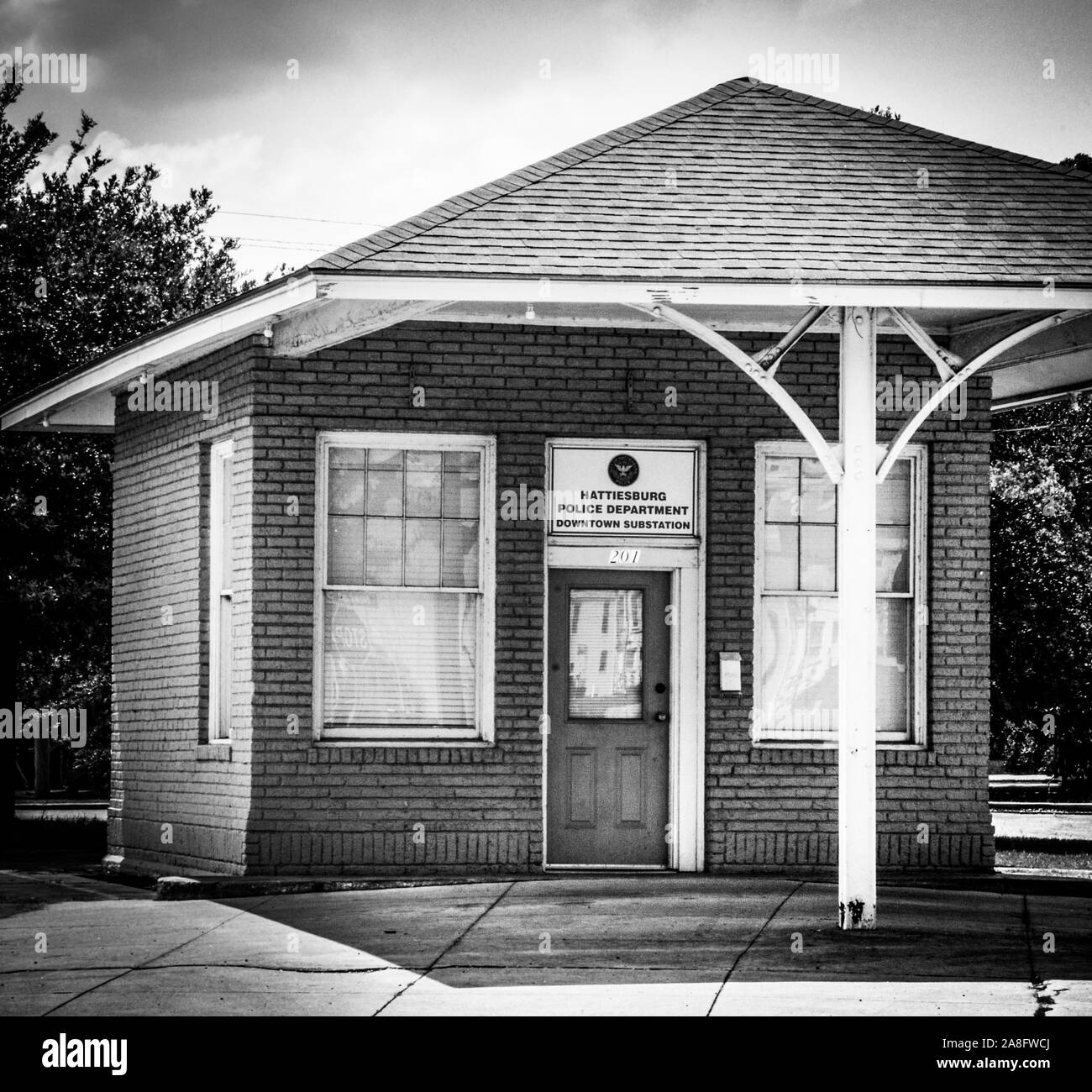 Small southern town usa Black and White Stock Photos & Images - Alamy