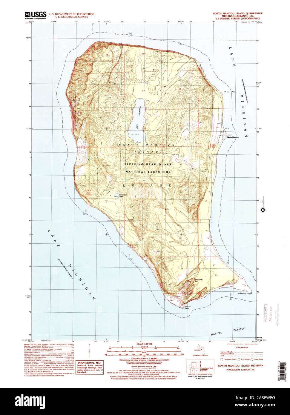 North manitou island Cut Out Stock Images & Pictures - Alamy