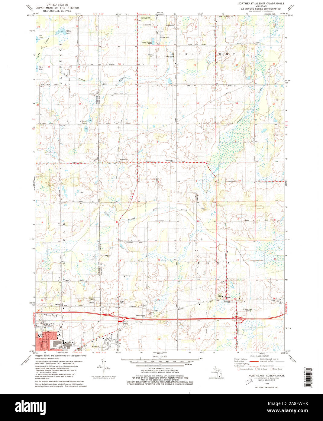 Map of albion Cut Out Stock Images & Pictures - Alamy