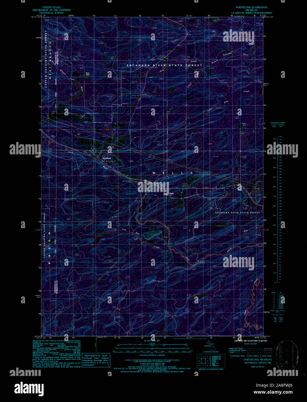 Northland map hi-res stock photography and images - Alamy