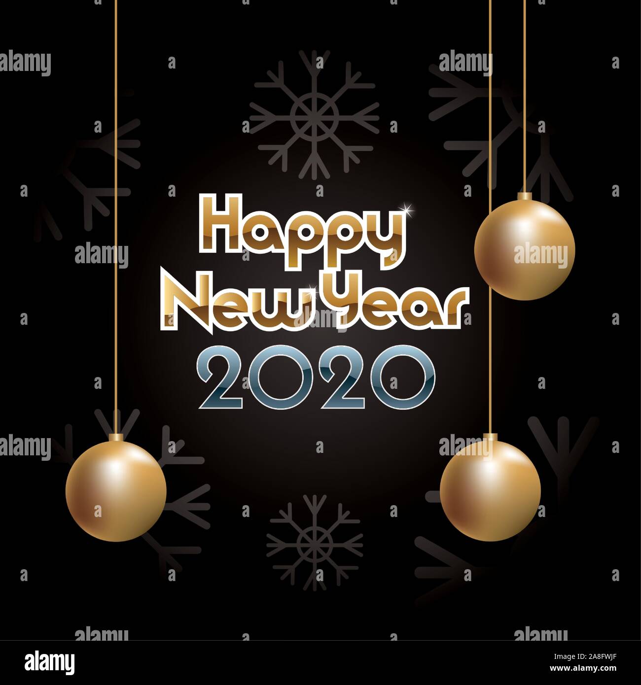 2020 welcome new year Stock Vector Images - Alamy
