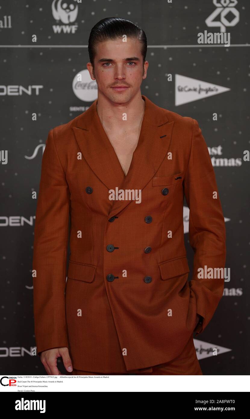Madrid, Spain. 08th Nov, 2019. Alfombra roja de los 40 Principales ...